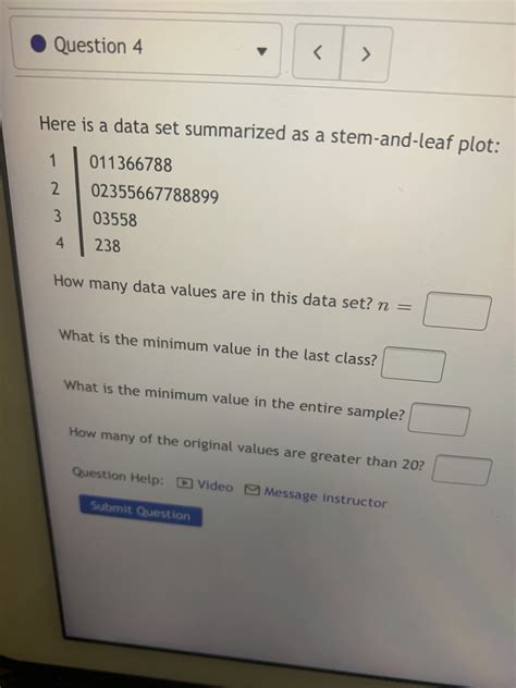 Answered Here Is A Data Set Summarized As A Bartleby