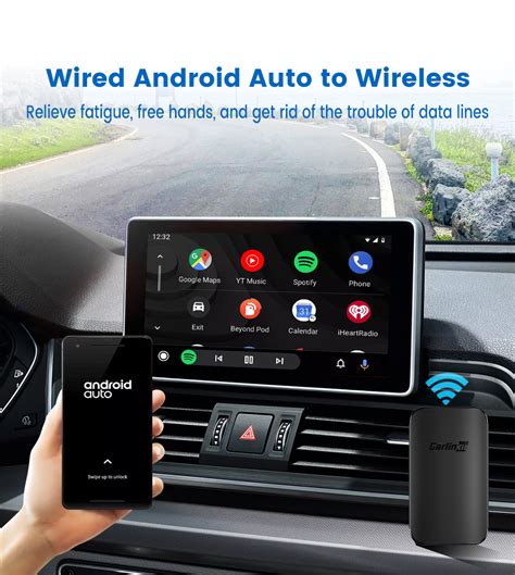 Carlinkit A2a Wireless Android Auto Adapter For Car With Factory Wired Android Auto Carlinkit