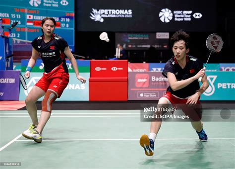 Zhang She Xian And Zheng Yu Of China Play Against Yuki Fukushima And News Photo Getty Images