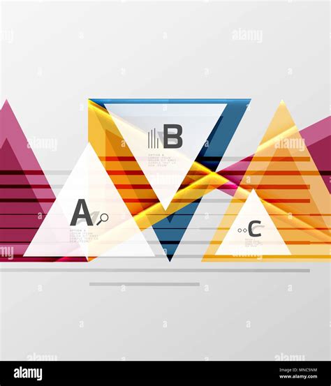 Color Triangles Background Design Color Triangles Background Modern Geometric Abstract