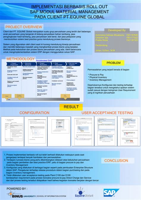 Implementasi Berbasis Roll Out SAP Modul Material Management Pada Client PT Equine Global