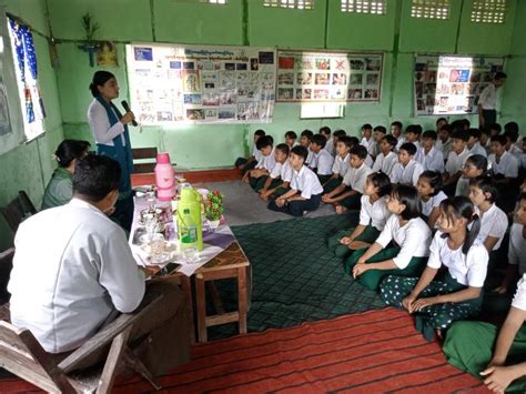 ပေါက်တောမြို့ရှိ အခြေခံပညာအထက်တန်းကျောင်း မြို့မ ၌ လူငယ်ရေးရာ အသိပညာပေး ဟောပြော