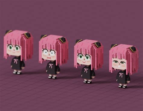 3d Voxel Character Design Magicavoxel By Vidas Voxels On Behance