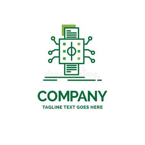 Analysis Data Datum Processing Reporting Flat Business Logo Stock Vector Illustration Of