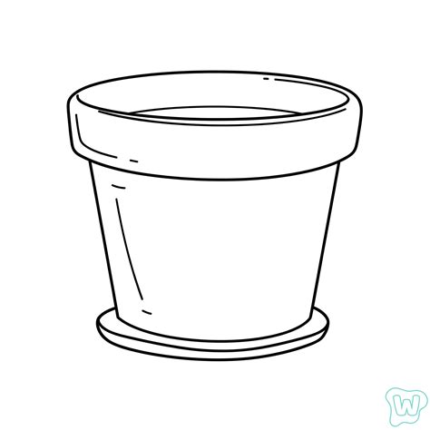 20 Maceta Para Colorear Dibujos Divertidos Para Niños