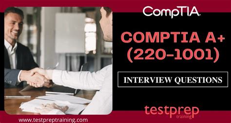 Comptia A 220 1001 Interview Questions Testprep Training Tutorials