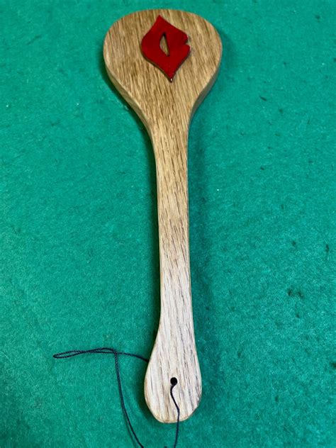 Kiss My Ass Spanking Paddle Made Of Oak Etsy