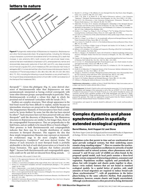 Pdf Complex Dynamics And Phase Synchronization In Spatially Extended Systems