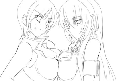 Megurine Luka And Meiko Vocaloid Drawn By Takeda Aranobu Danbooru