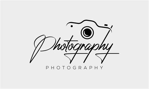 Download Camera Logo Modern Photography Signature Logo Icon Vector For