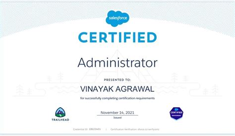 Vinayak Agrawal On Linkedin Salesforcecertified