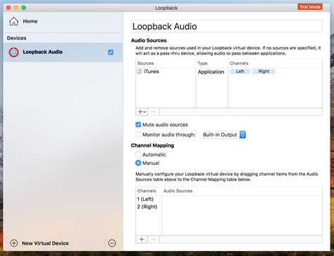 Rogue Amoeba The Loopback Screenshot Gallery