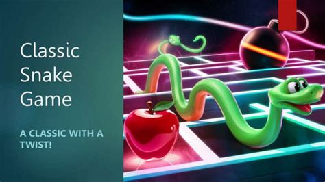 Classic Snake Game With Python And Pygamepptx Free Download