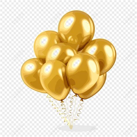 금 풍선만화클립 아트상표 Png 일러스트 무료 다운로드 Lovepik