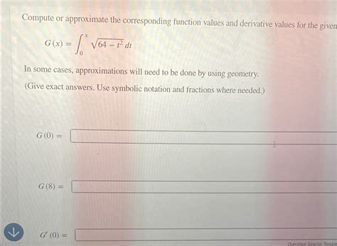 compute or approximate the corresponding function