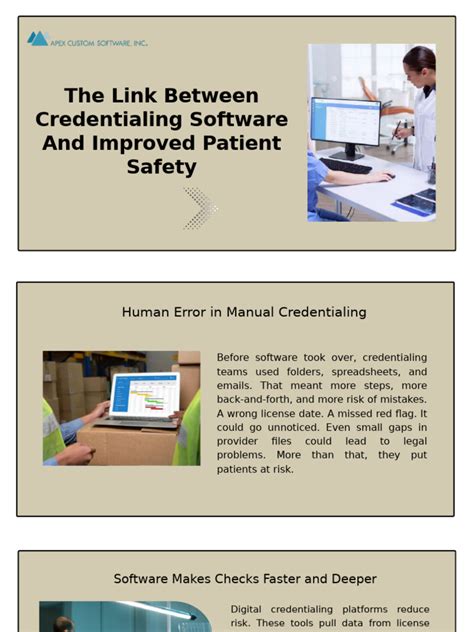 The Link Between Credentialing Software And Improved Patient Safety Pdf