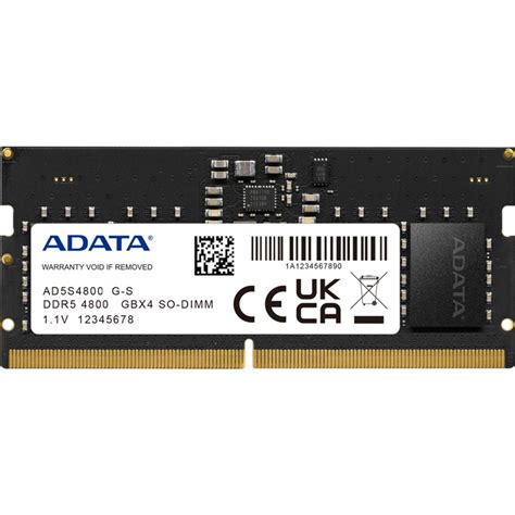 Memoria Ram Ddr5 Adata Para Portatil 32gb Vhngroup Integramos