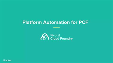 Pivotal Cloud Foundry 25 A First Look Ppt