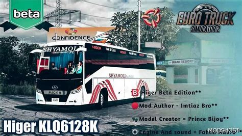 Higer Klq6128k Euro Truck Simulator 2 Bus Mod Modshost