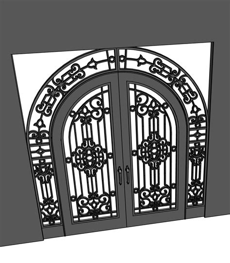 3d Classical Gate Model Turbosquid 1606435