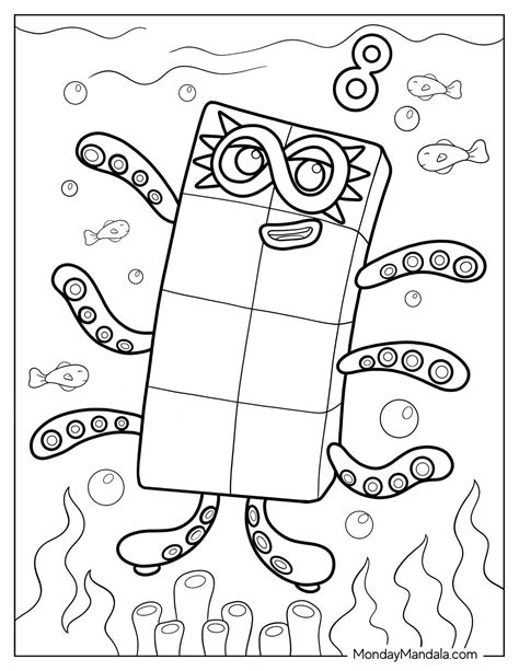 28 Numberblocks Coloring Pages Free Pdf Printables Coloring Pages