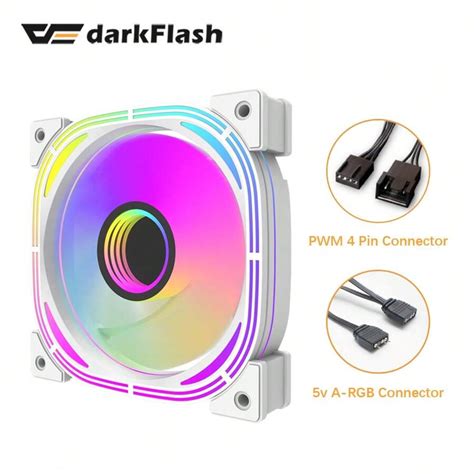 Darkflash Inf24 Pro 120mm Rgb Pc Case Fan 3 Pinos 5v Sync Argb Fan