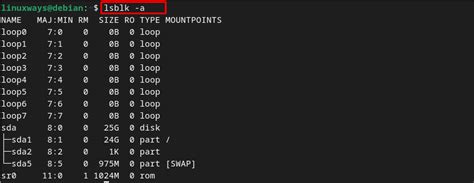 How To List Disks In Debian Linuxways