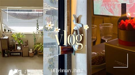 Vlog 일상 브이로그 수원 행궁동 빵순이가 N년차 다니는 디저트카페 모음 🍰 입시기간 끝 감동의 2월 사과땅콩버터 🍎🥜 집에서도 빵 먹는 일상 🥖