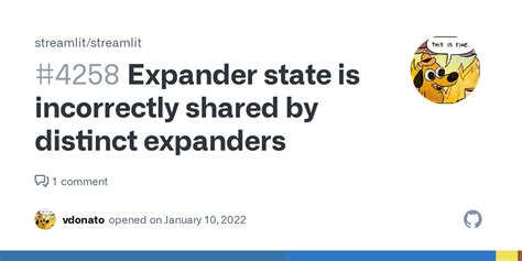 Expander State Is Incorrectly Shared By Distinct Expanders · Issue
