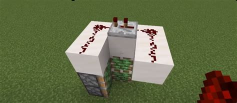 How To Make Hidden Redstone Door Minecraft Build Recipe