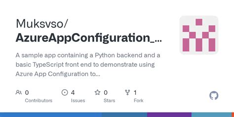 Pull Requests · Muksvsoazureappconfigurationdemoaiconfigurationsample