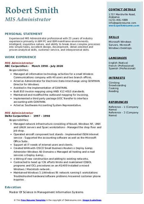 10 Mis Assistant Resume Samples And Templates For 2025
