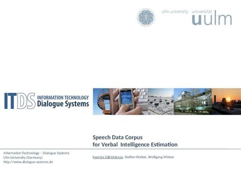 Ppt Speech Data Corpus For Verbal Intelligence Estimation Dokumentips