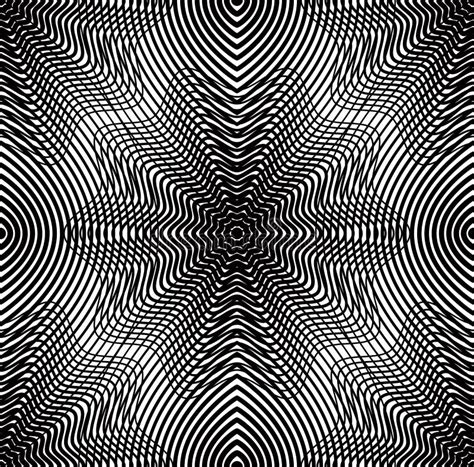 Ornate Vector Monochrome Abstract Background With Black Lines S Stock Vector Illustration Of