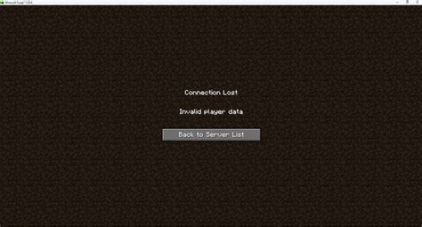 Invalid Player Data R Curseforge