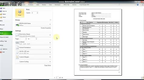 ubah file excel ke pdf offline youtube