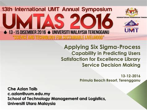 Pdf Applying Six Sigma Process Capability In Predicting Users Satisfaction For Excellence