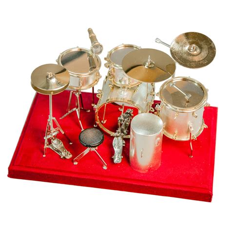 Sky Miniature Drum Set Collectible Great T Set Decorative Model