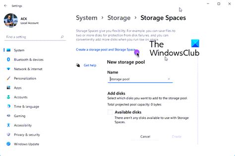 How To Manage Storage Spaces From Windows Settings