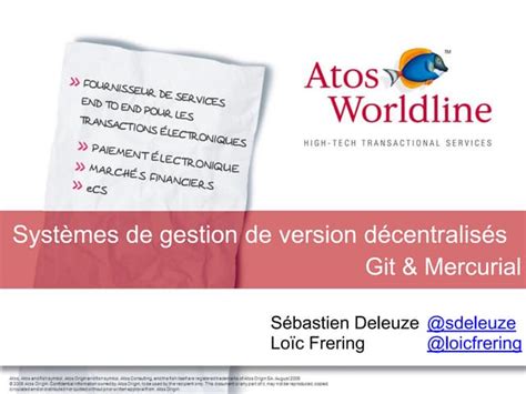 presentation dvcs git mercurial au lyonjug ppt