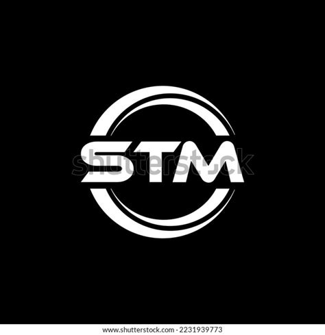 Stm Letter Logo Design Illustration Vector Stock Vector Royalty Free 2231939773 Shutterstock