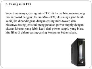 Pengertian Harddisk Dan Casing Pada Komputer Ii Ppt