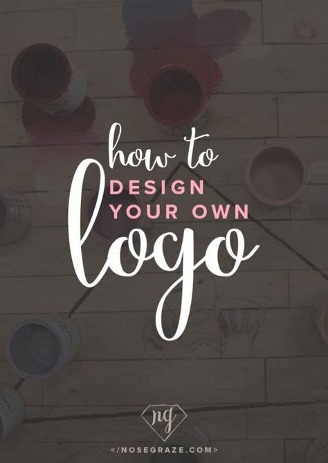 how to design your own logo nose graze graphic design tips logo