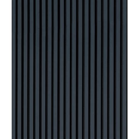 Slatted Composite Cladding Wall Panel Anthracite Grey 4m