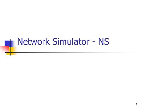 PPT Integrated Network Simulator Introduction To NS And Discrete Event Simulation PowerPoint