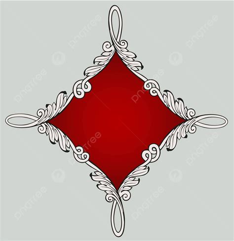 Decorative Vintage Frame Document Vector Victorian Vector Document