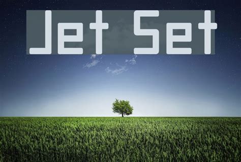 Jet Set Font FFonts Net
