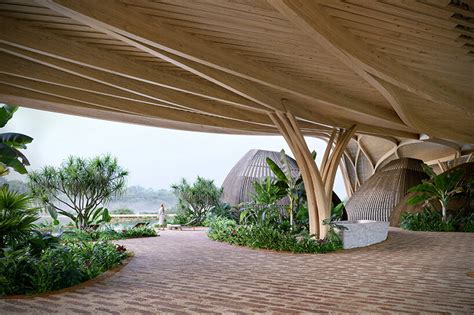 Architect Victor Ortiz Cloaks Copii Spa With A Billowing Timber Roof