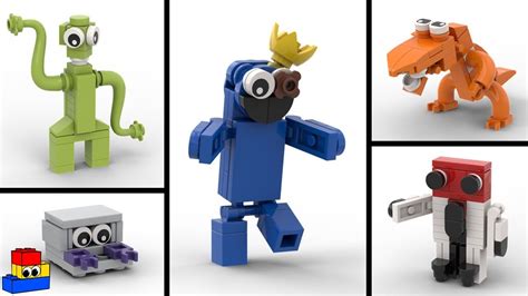 Roblox Lego I Made The Rainbow Friends At Minifig Scale Lego