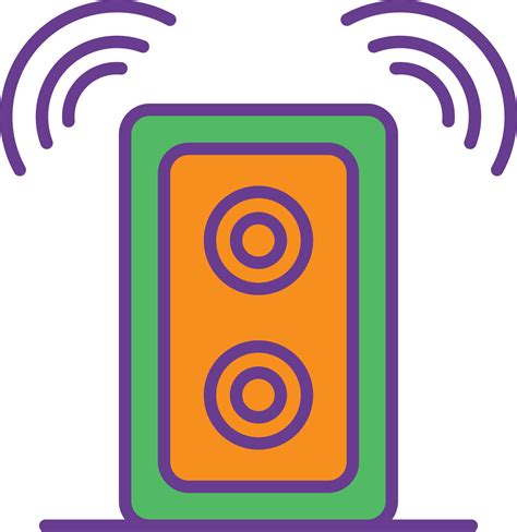 Speaker Line Filled Two Color Vector Art At Vecteezy